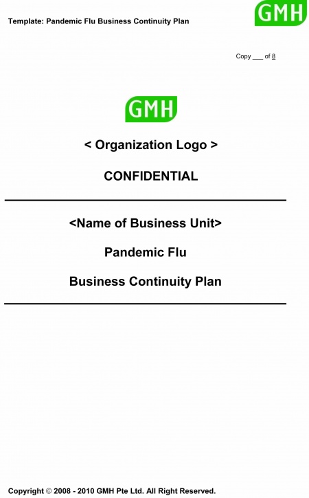 Guidance Notes to Complete the Pandemic Flu BC Plan Development ... Guidance Notes to Complete the Pandemic Flu BC Plan Development ...